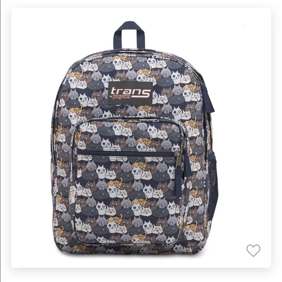 Jansport | Bags | Jansports Trans Big Backpack Cats Kitty | Poshmark